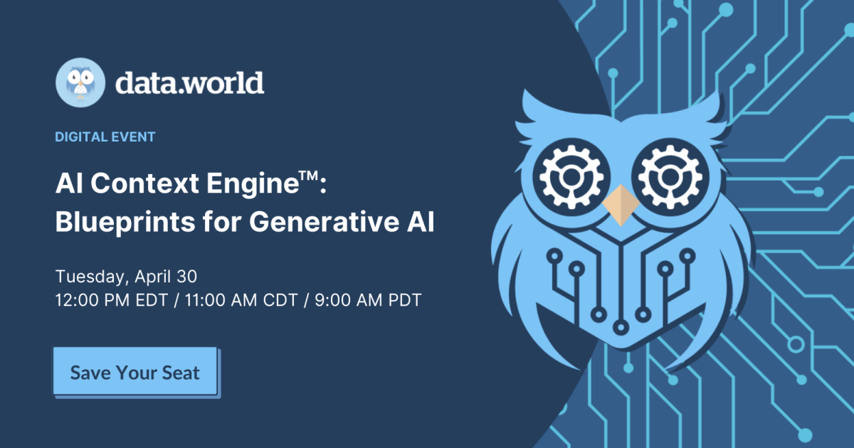 AI Context Engine™️: Blueprints for Generative AI | data.world