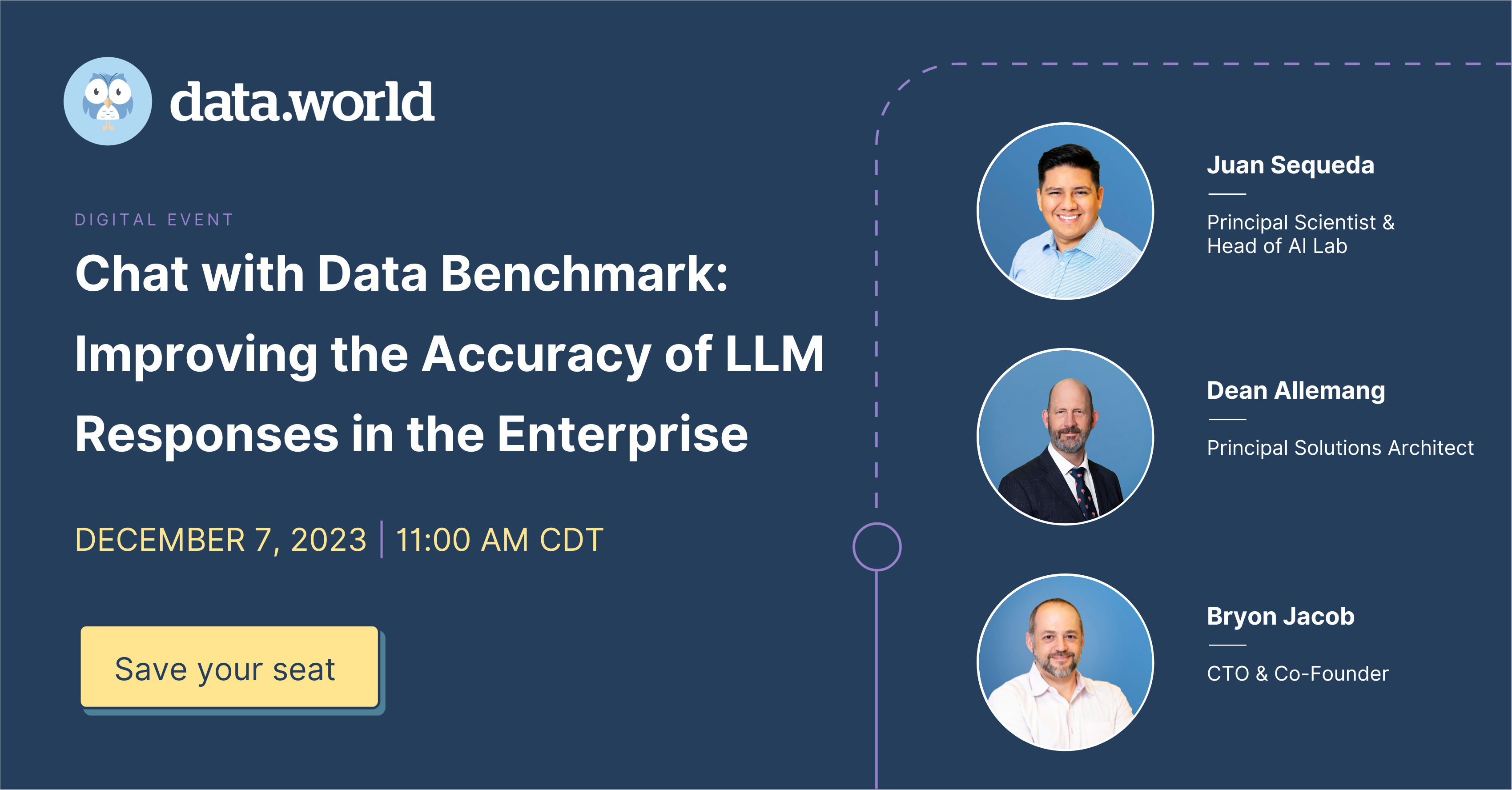 Chat with Data Benchmark: Improving the Accuracy of LLM Responses in the Enterprise | data.world