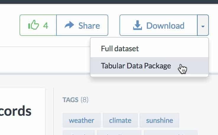 Try this: Frictionless data.world | data.world