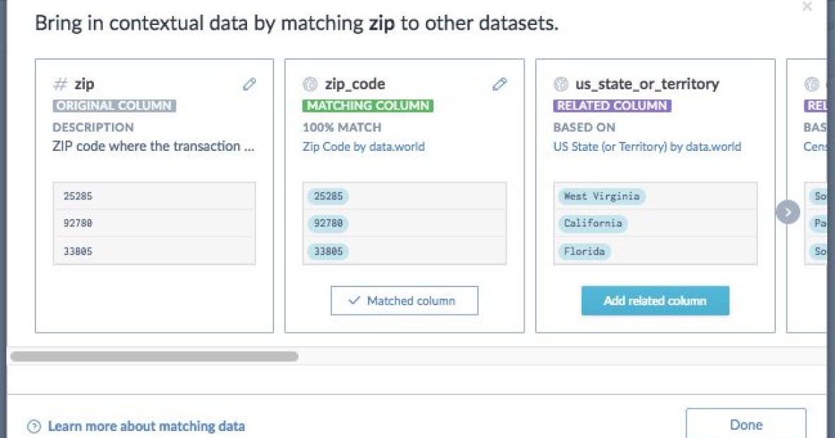 Find your data's perfect match | data.world