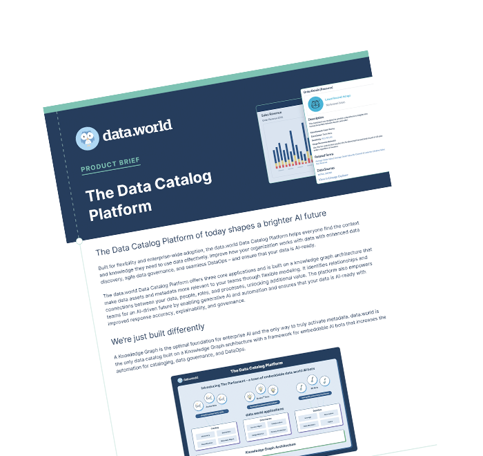 The data catalog platform powered by a knowledge graph architecture ...